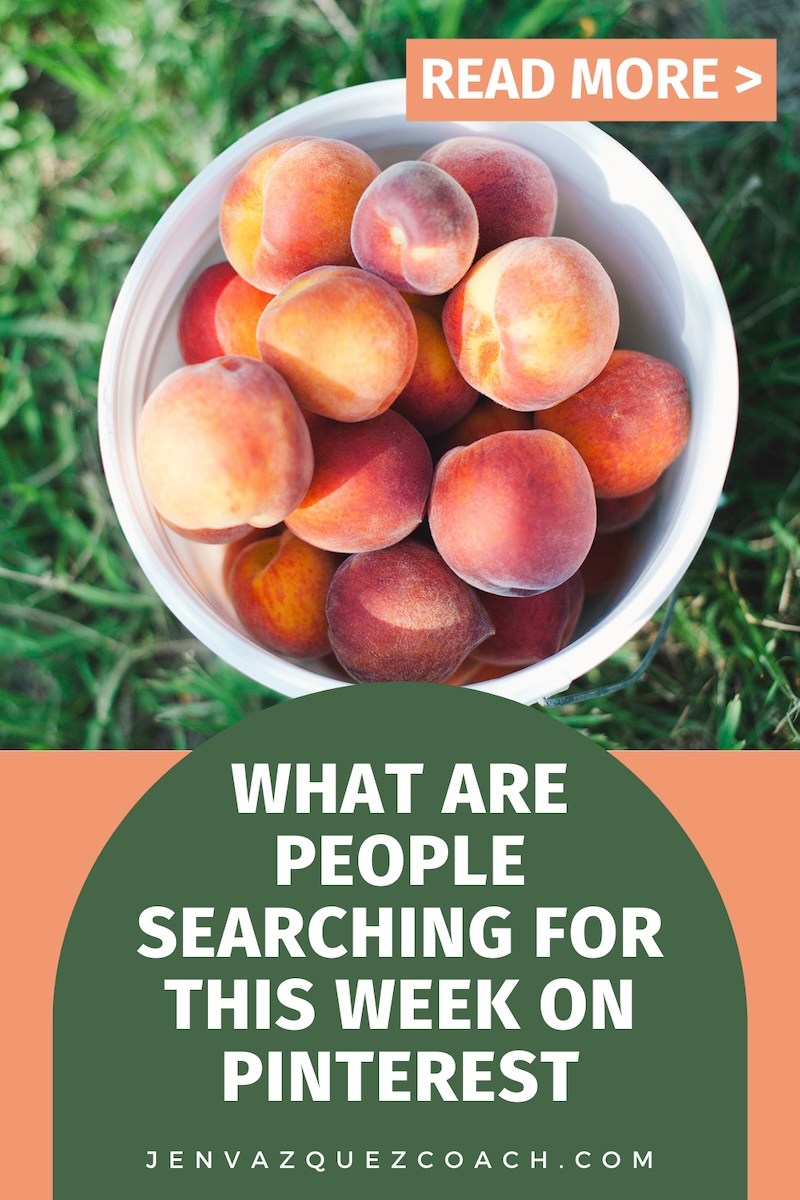 What Are People Searching For This Week on Pinterest (The third week of ...